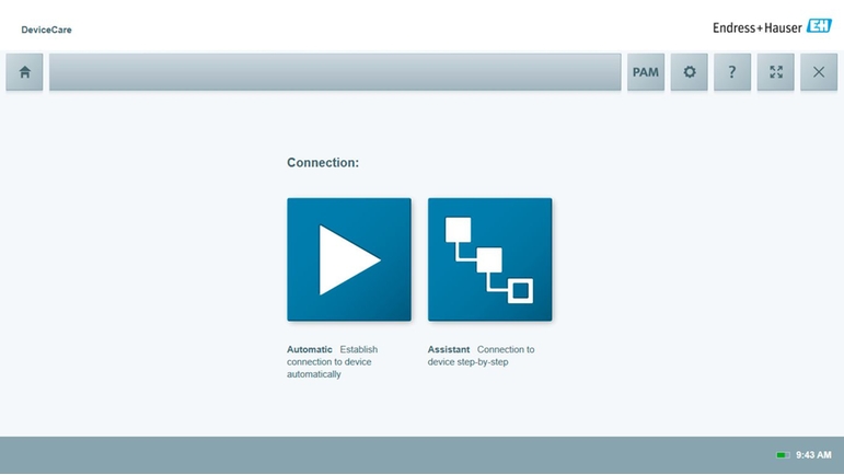 DeviceCare SFE100 | Endress+Hauser
